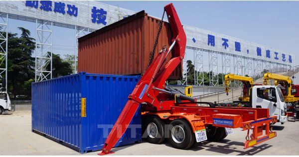 What are the main parts for container sidelifter? - Double stacking of ...