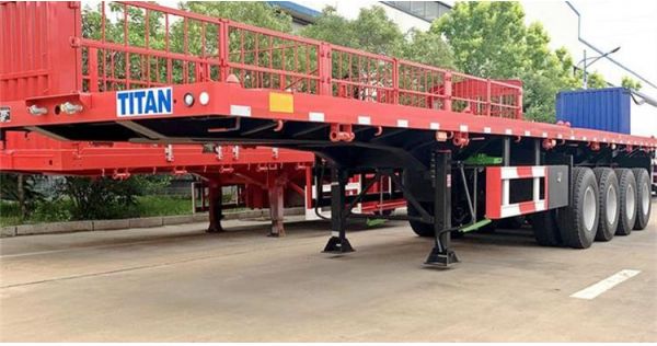 Different Types of Flatbed Semi Trailer | 20/40/45/53 ft Flatbed ...