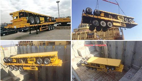 Different Types of Flatbed Semi Trailer | 20/40/45/53 ft Flatbed ...