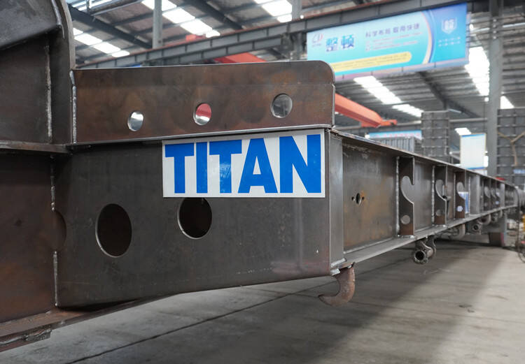The Main Beam and Side Beam Strengths of TITAN 3 Axles 60 Ton Lowbed ...