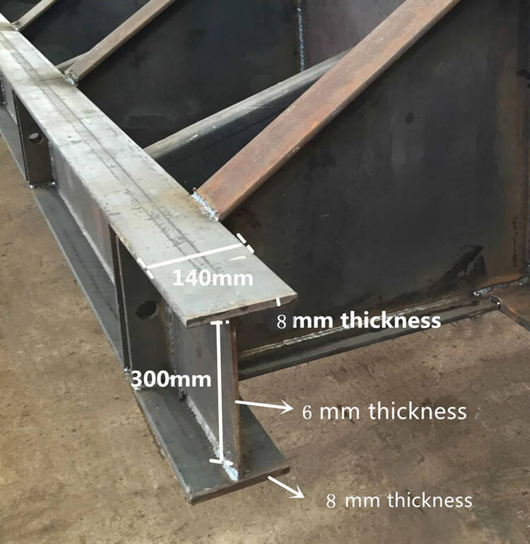 The Main Beam and Side Beam Strengths of TITAN 3 Axles 60 Ton Lowbed ...