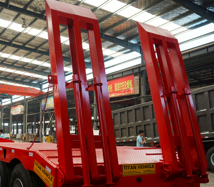 Lowbed Trailer Show- Bottom Plate and Ladder and Suspension