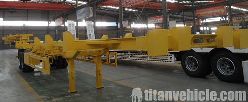 20/40Ft Container Terminal Trailer 2/3 axle for Tanzania