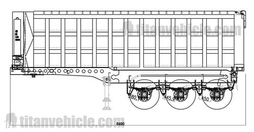 15 Units Tri Axle Tipper Trailer for Sale In Zimbabwe Harare | Semi ...