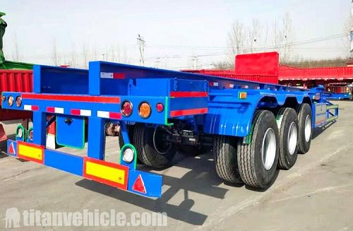 Tri Axle Chassis Trailer for Sale in Senegal Dakar | What is Tri Axle ...