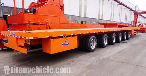 6 Axle Extendable Semi Trailer for Sale In Vietnam Danang