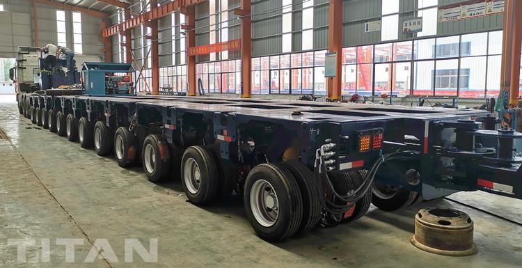 Hydraulic Multi Axle Modular Trailer for Heavy Equipment Transport for ...