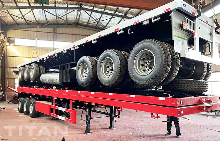 12M Tri Axle Trailer will be shipped to Tanzania Dar es Salaam