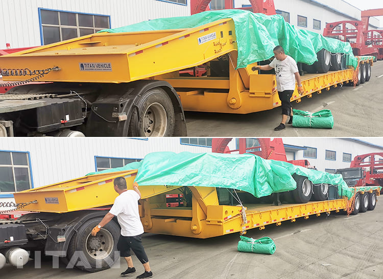 150 Ton 3 Line 6 Axles Removable Gooseneck Semi Trailer will be sent to ...