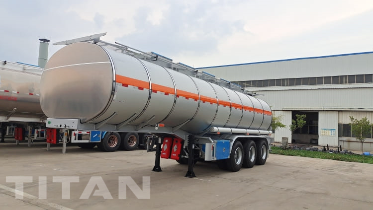 55000 Litre Stainless Steel Fuel Tanker Trailer for Sale in Guyana