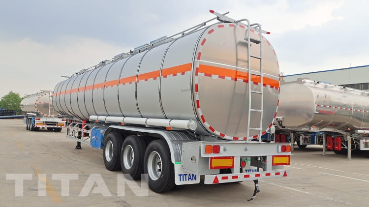 55000 Litre Stainless Steel Fuel Tanker Trailer for Sale in Guyana