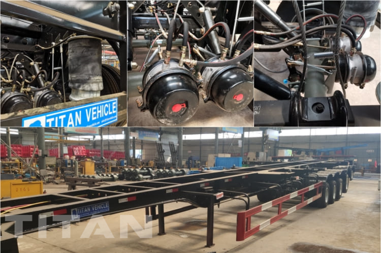 4 Axle 53 Ft Container Trailer Chassis for Sale in Philippines