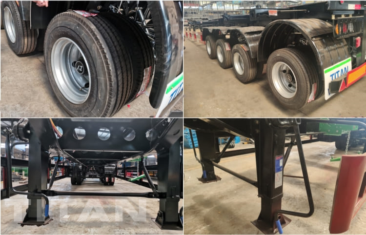 4 Axle 53 Ft Container Trailer Chassis for Sale in Philippines