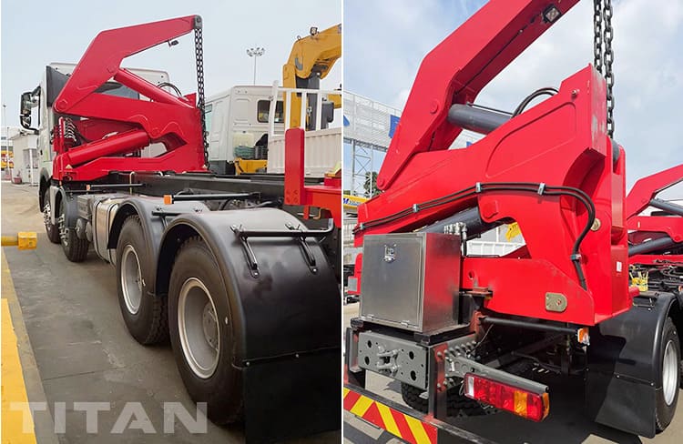 37 Ton 40Ft Sidelifter Crane Trailer will be sent to Tanzania