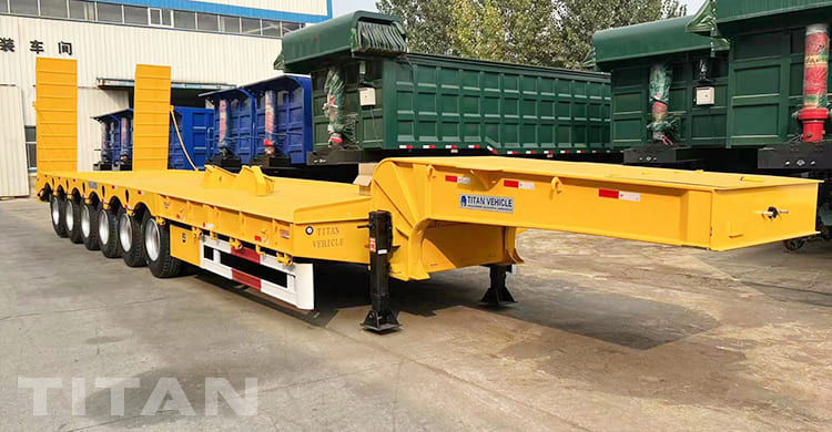 100T 6 Axle Heavy Haul Trailers for Sale Manufacturers in Kenya Mombasa