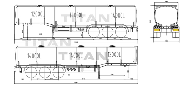 40000Ltrs Tanker Monoblock Trailer will be shipped to Nigeria