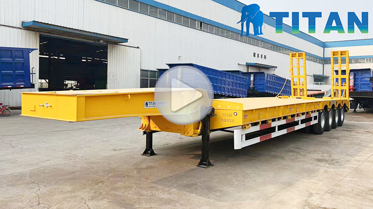 4 Axle 100T Lowbed for Sale in United Arab Emirates