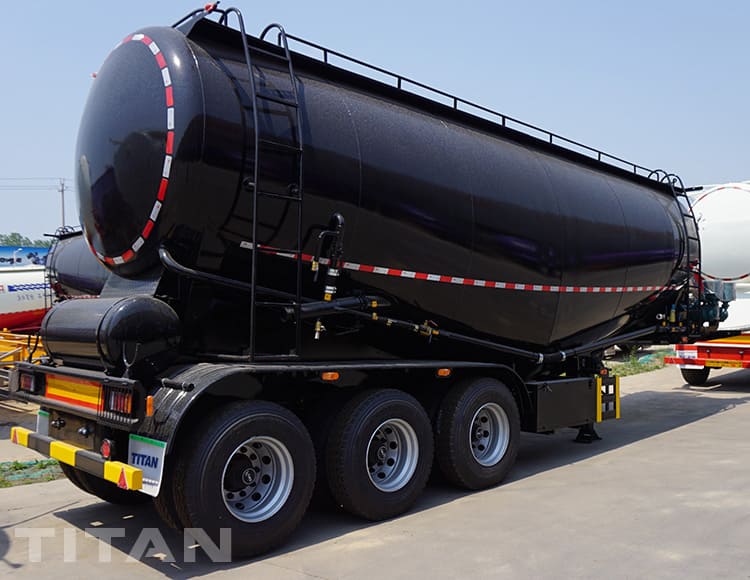 35CBM 3 Axle Cement Silo Trailer will be sent to Kenya