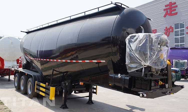 35CBM 3 Axle Cement Silo Trailer will be sent to Kenya