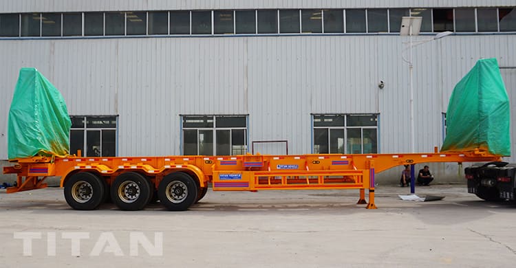 37 Ton 40 Foot Sidelifter Container Trailer will be sent to Ghana