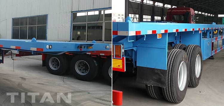 40Ft 2 Axle Flatbed Trailer for Sale in Kenya