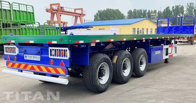 6 Wheeler 3 Axle Flatbed Truck Trailer for Sale in Kenya