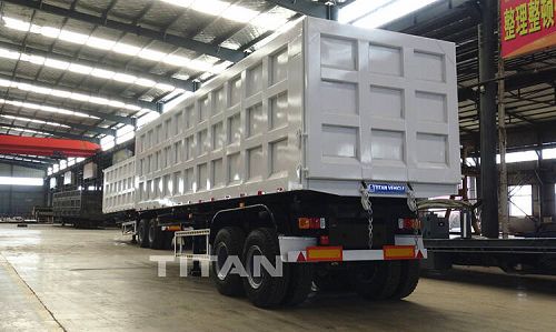 2 Axle 30T Tipper Semi Trailer for Sale In Djibouti