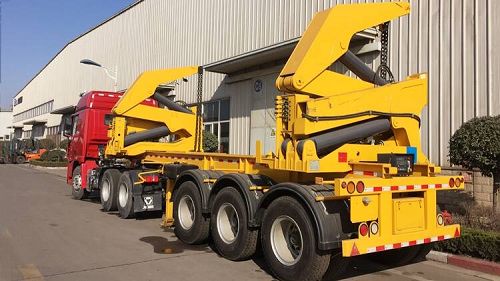 20/40ft container side loader/lifter trailer by professional supplier ...