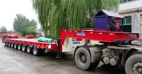 10 Axle Extendable Lowbed Trailer for Sale Price in Vietnam
