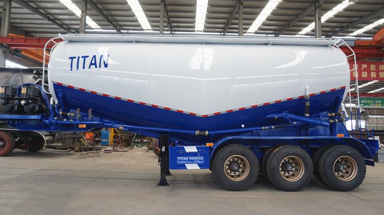 3 Axle Bulk Cement Tank Trailer