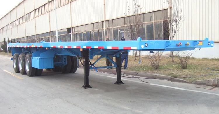 Tri Axle 40 Foot Flatbed Semi Trailer for Sale