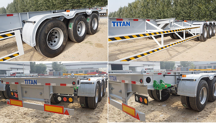 Tri Axle 12M Container Skeletal Trailers for Sale in Kenya