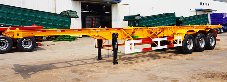 Tri Axle Container Chassis Trailer | New Container Chassis ...