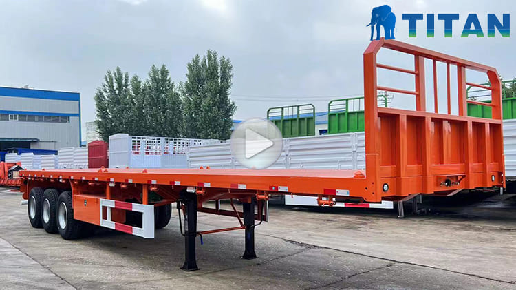 40 Foot Flatbed Tri Axle Trailer for Sale in Al Khums Libya