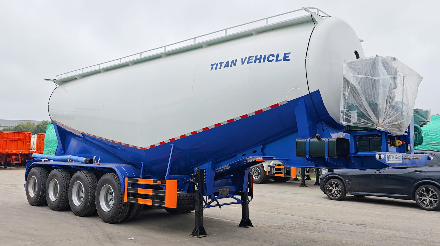 Pneumatic Cement Bulker Tanker for Sale in Bolivia Cochabamba