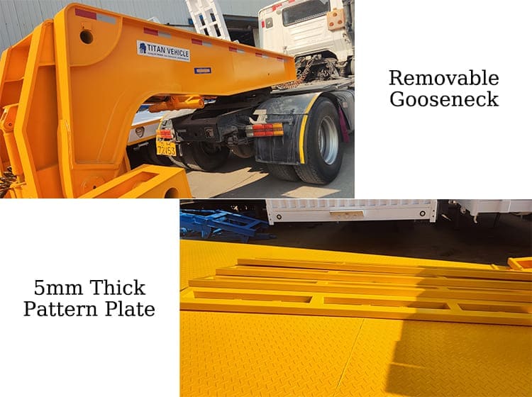 3 Axles Removable Gooseneck Trailer | What Is a Rmovable Gooseneck ...