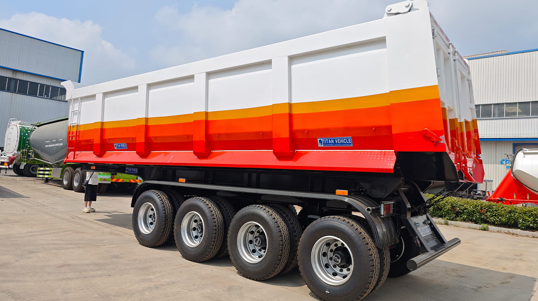 2025 New Tipper Trailer for Sale Near Me in Sierra Leone