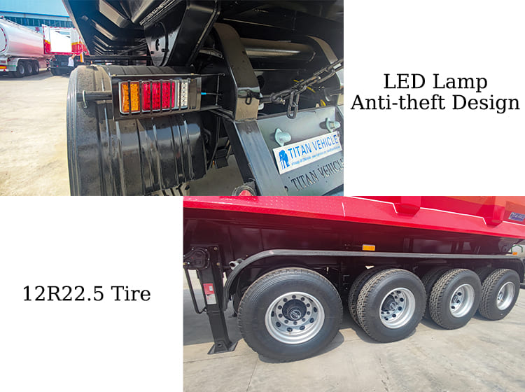 2025 New Tipper Trailer for Sale Near Me in Sierra Leone