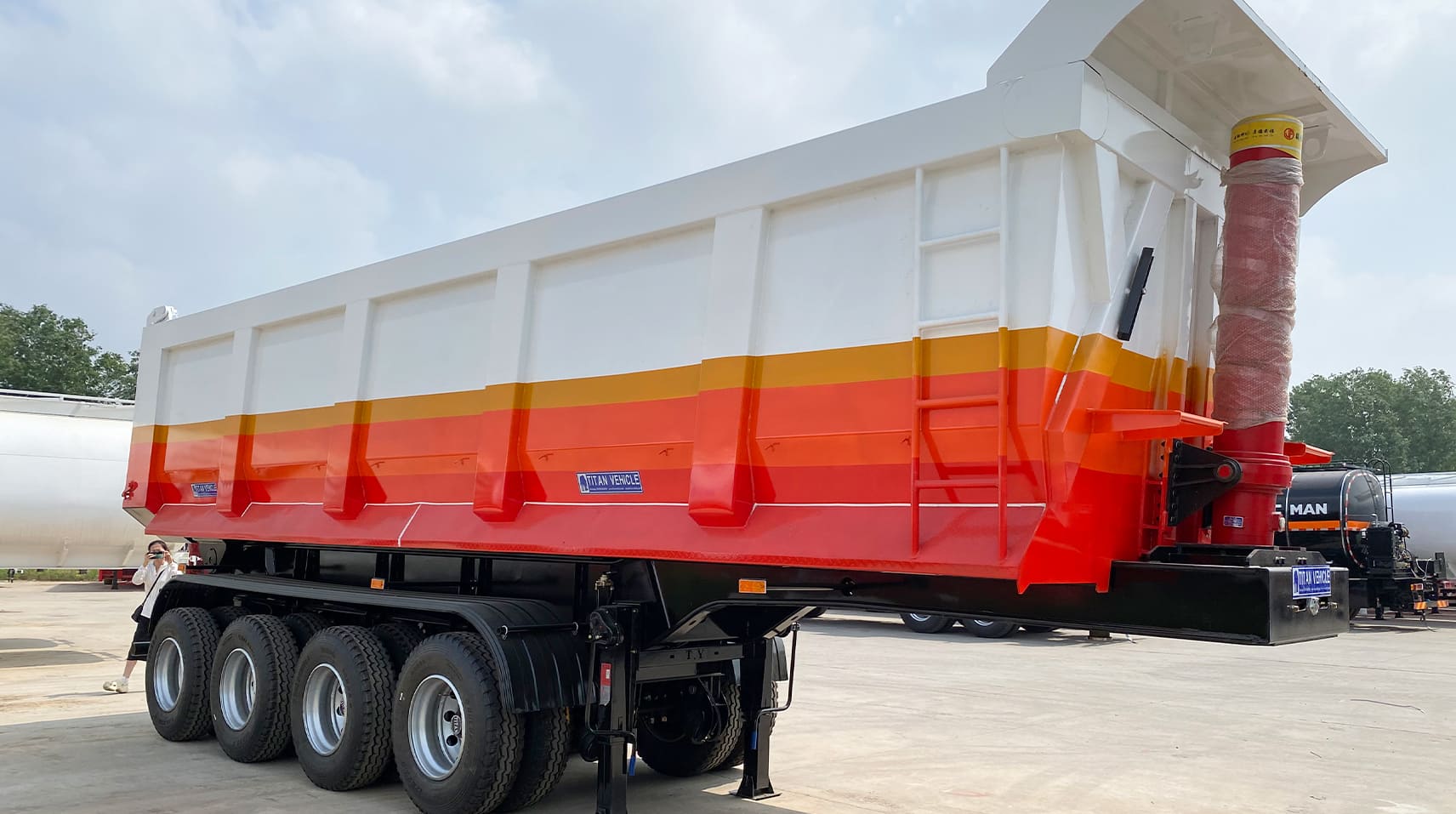 2025 New Tipper Trailer for Sale Near Me in Sierra Leone