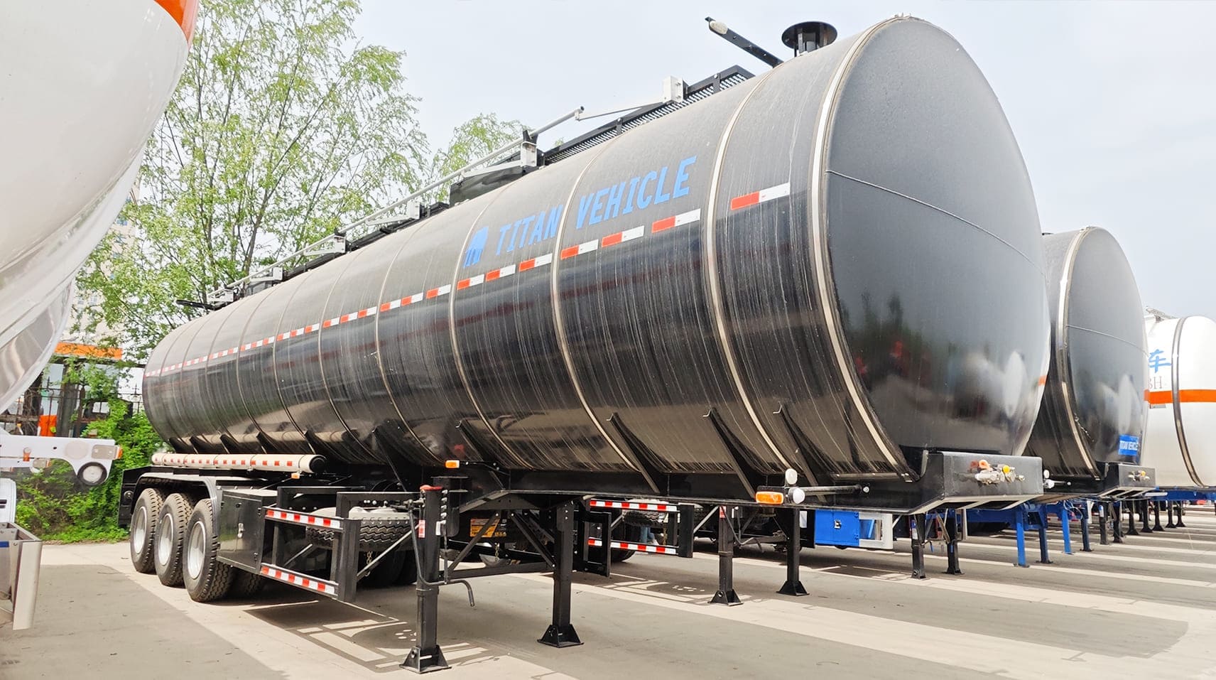 2025 New Asphalt Tank Trailer for Sale in Uzbekistan Bukhara