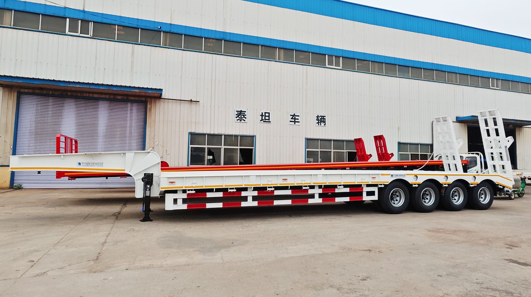 4 Axle Lowbed Trailer for Sale Near Me in Saudi Arabia Dammam