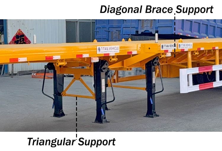 3 Axle 48 80 Extendable Flatbed Trailers for Sale in Nigeria
