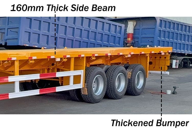 3 Axle 48 80 Extendable Flatbed Trailers for Sale in Nigeria