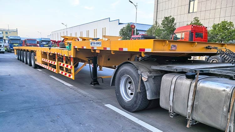 6 Axles 62 Meters Extendable Trailer for Sale in Argentina