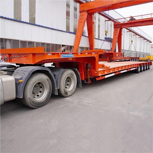 Stepped Trailer - 5 Axle 90 Ton Step Drop Deck Trailer for Sale