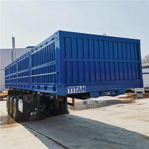 Second Hand Tri Axle 40 Ton Side Tipper Trailer for Sale In Senegal Cost