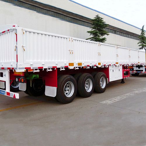 60 Ton Side Wall Trailer 3 Axle Sidewall Semi Trailer for Sale - TITAN ...