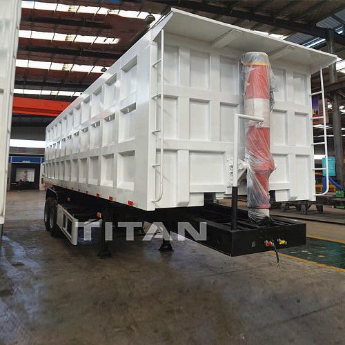 2 Axle 30T Tipper Semi Trailer for Sale In Djibouti