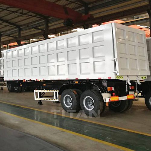 2 Axle 30T Tipper Semi Trailer for Sale In Djibouti