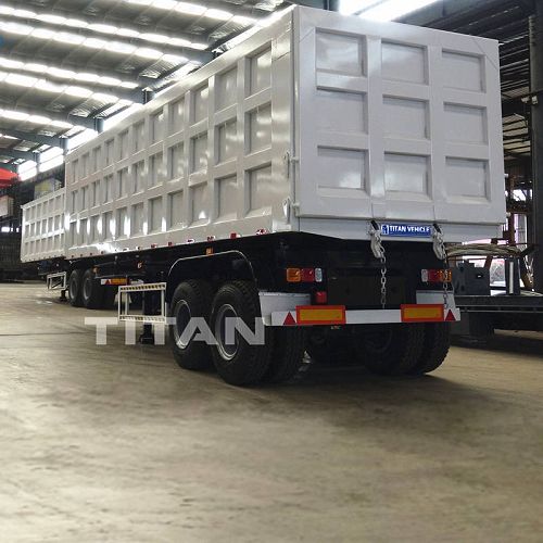 2 Axle 30T Tipper Semi Trailer for Sale In Djibouti